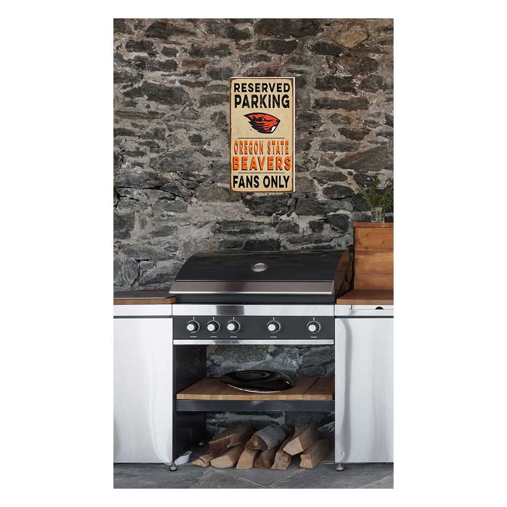 KH Sports Fan Oregon State Beavers 11"x20" Indoor Outdoor Reserved Parking Sign, One Size, Multi