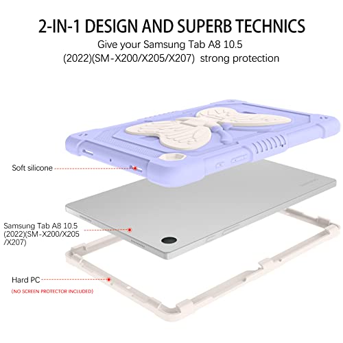 DUEDUE for Samsung Galaxy Tab A8 10.5 Case 2022