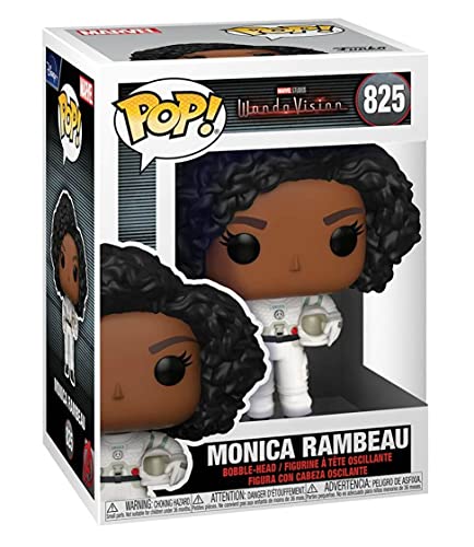POP Marvel WandaVision Monica Rambeau Funko Pop Vinyl Figure Bundled with Compatible Pop Box Protector Case Multicolored 3.75 inches