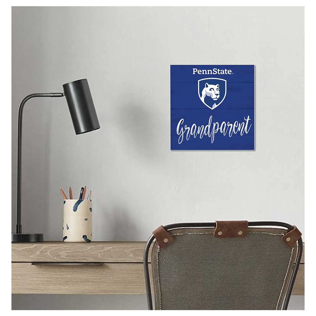 KH Sports Fan Penn State Nittany Lions 10"x10" Team Grandparents Sign, One Size, Multi