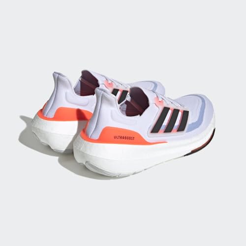 adidas Men’s Ultraboost Light Running Shoes (Ultraboost 23) Running Shoe, White/Black/Solar Red, 10.5 US Men