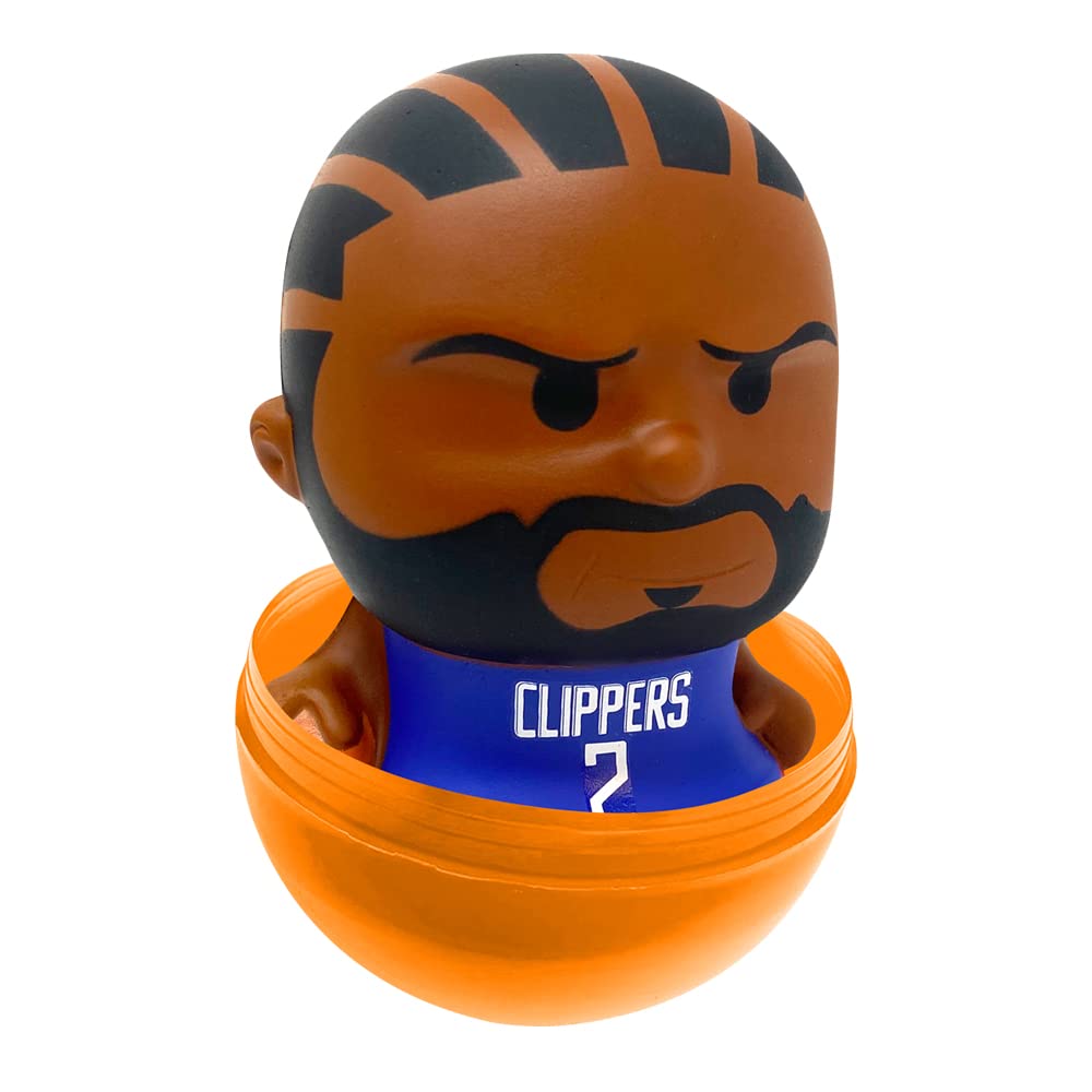 Party Animal Jumbo Squeezy Surprise! One (1) Giant Capsule SqueezyMates NBA Figure, Multi, 5'' Tall