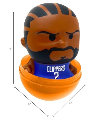 Party Animal Jumbo Squeezy Surprise! One (1) Giant Capsule SqueezyMates NBA Figure, Multi, 5'' Tall