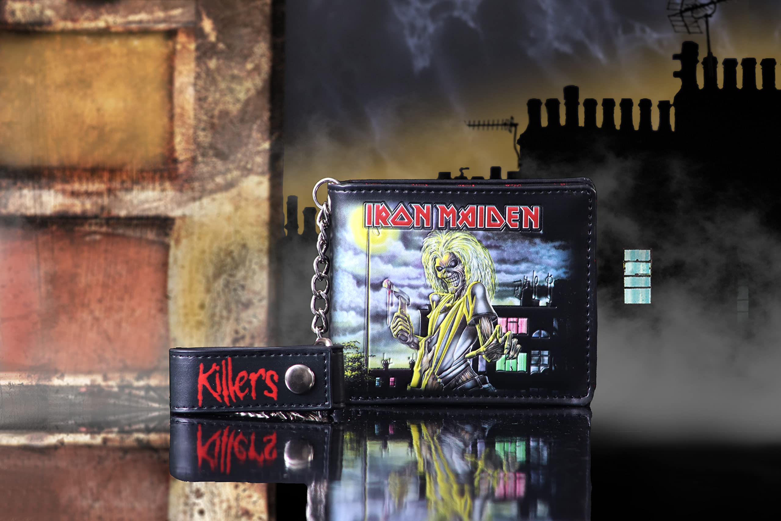 Nemesis Now Heavy Metal Band Music Wallet, Rock Band Merch - Iron Maiden Killers