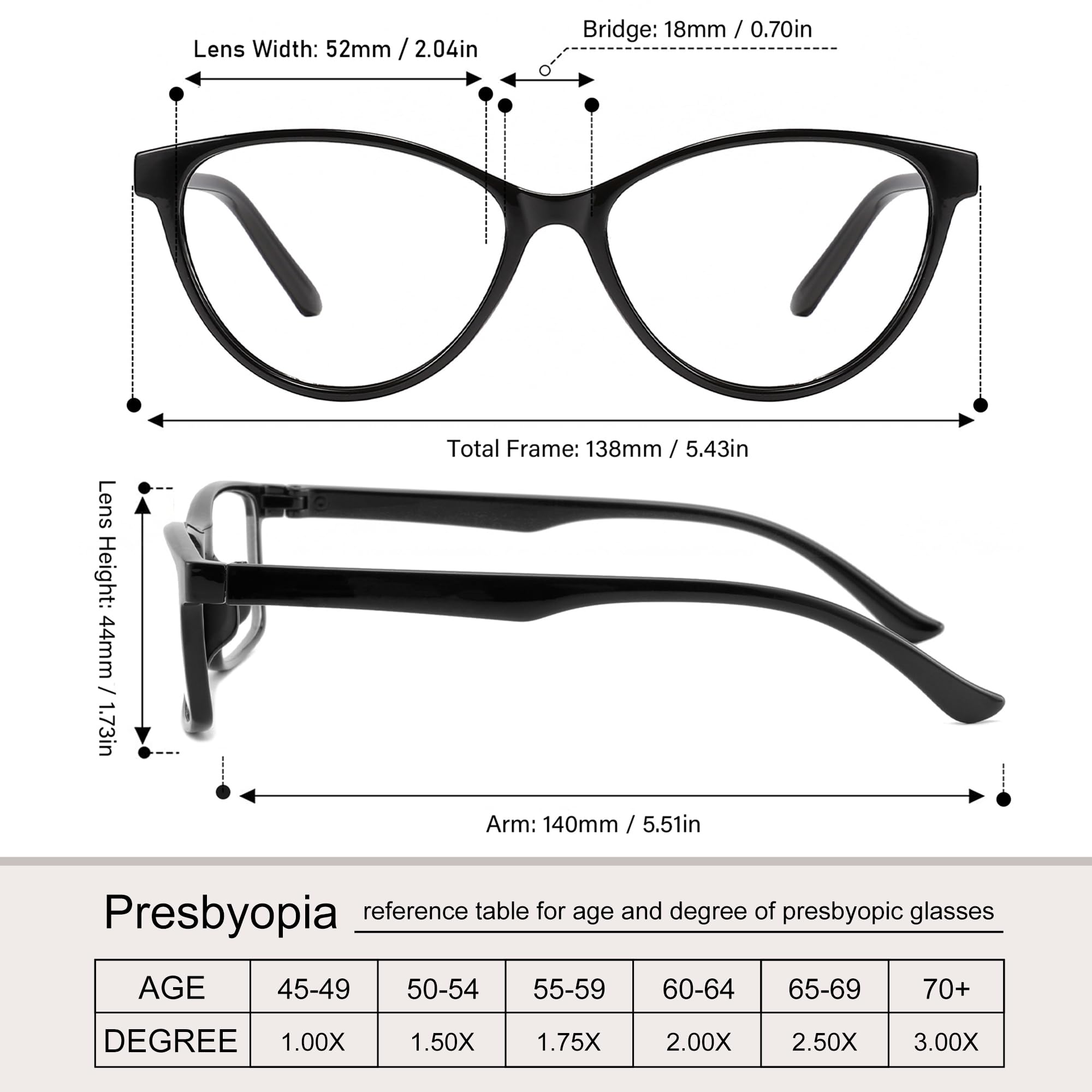 Przene 4 Pack Blue Light Blocking Reading Glasses,Cat Eye Reading Glasses With Spring Hinge Reader For Women/Men.(MIXED COLOR-C1, 2.0)
