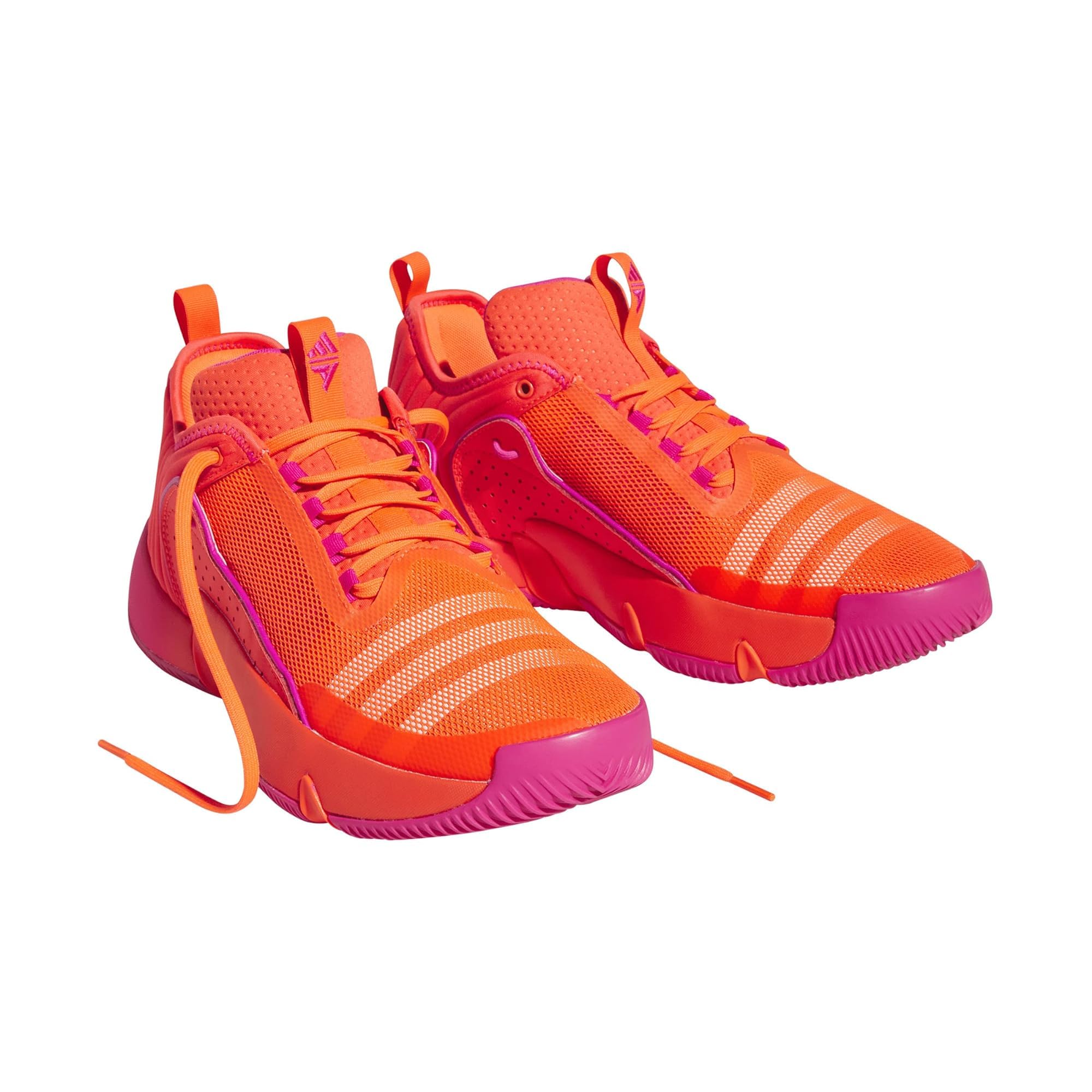 adidas Unisex Trae Unlimited Basketball Shoe, Lucid Blue/Beam Pink/Black, 13 US Men