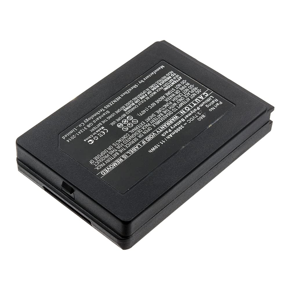 Synergy Digital Credit Card Reader Battery, Compatible with VECTRON Mobilepro III Credit Card Reader, (Li-Pol, 3.7V, 3000mAh) Ultra High Capacity, Replacement for VECTRON B60 Battery