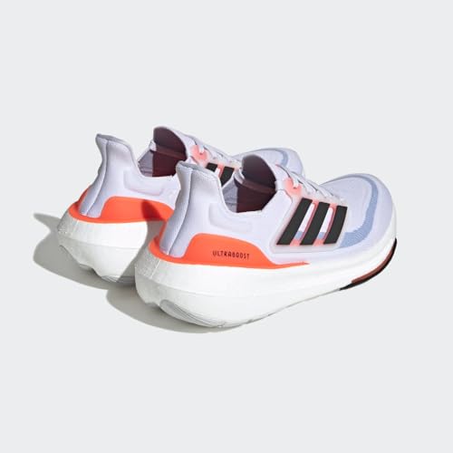 adidas Women’s Ultraboost Light Running Shoes (Ultraboost 23), White/Black/Solar Red, 9.5
