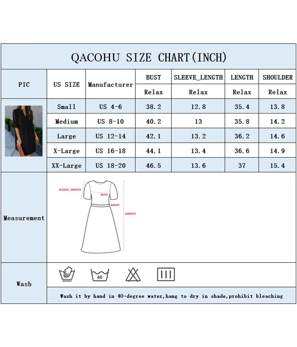 QACOHU Summer Dresses for Women 2025 Ruffle Sleeves Split V-Neck Straight Fit Solid Color Slim Dress Blue M
