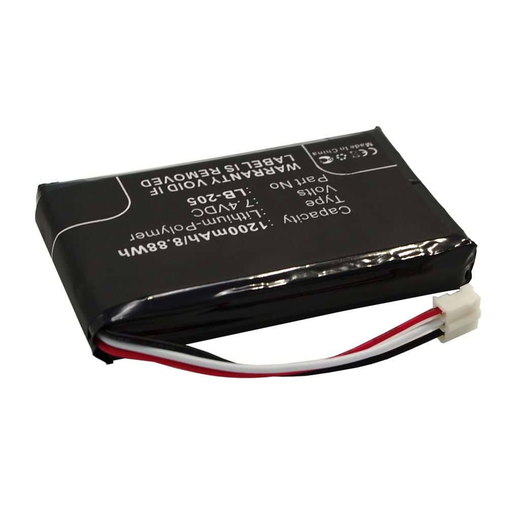 Synergy Digital Credit Card Reader Battery, Compatible with Safescan 131-0477 Credit Card Reader, (Li-Pol, 7.4V, 1200mAh) Ultra High Capacity, Replacement for Safescan LB-205 Battery