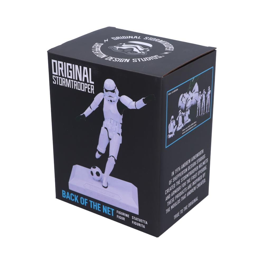 Nemesis Now Officially Licensed Stormtrooper Back of The Net Figurine, White, 17cm