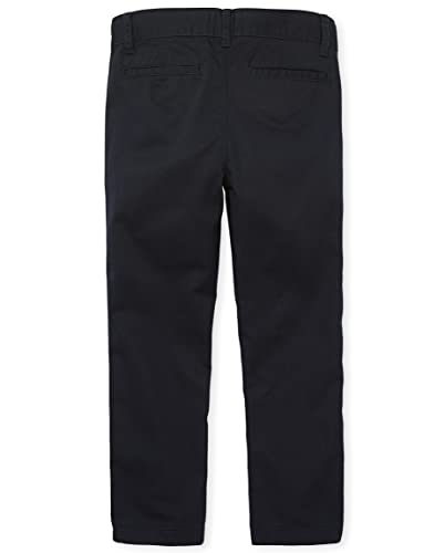 The Children's Place boys Stretch Skinny Chino Pants, New Navy, 8 Slim US