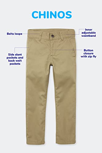 The Children's Place boys Stretch Skinny Chino Pants, New Navy, 8 Slim US