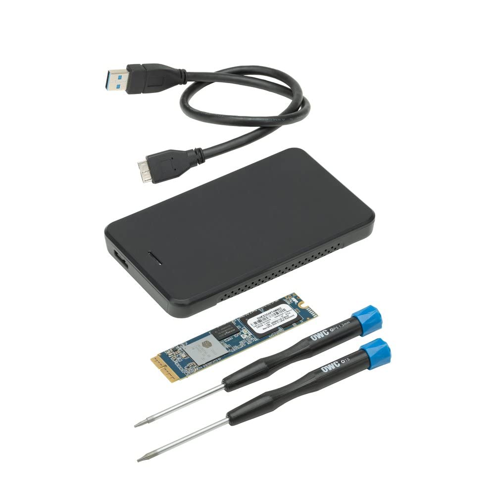 OWC 480GB Aura Pro X2 Complete SSD Upgrade Solution with Tools & 1TB Express 3.0 Drive Compatible with MacBook Air (Mid 2013-2017) and MacBook Pro (Retina, Late 2013 - Mid 2015)