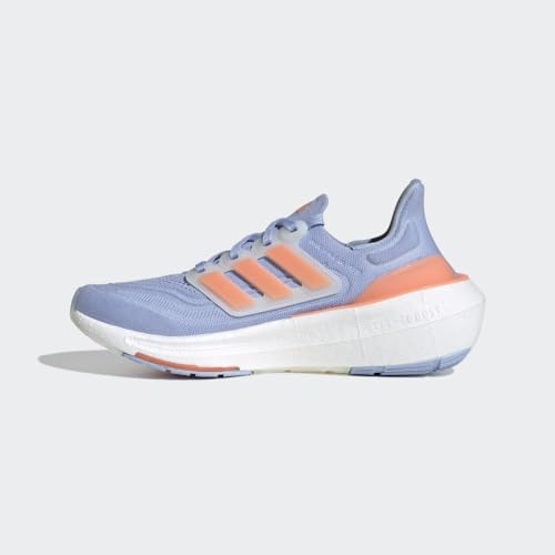 adidas Women's Ultraboost Light Running Shoes (Ultraboost 23 Blue Dawn/Coral Fusion/Blue Fusion 10