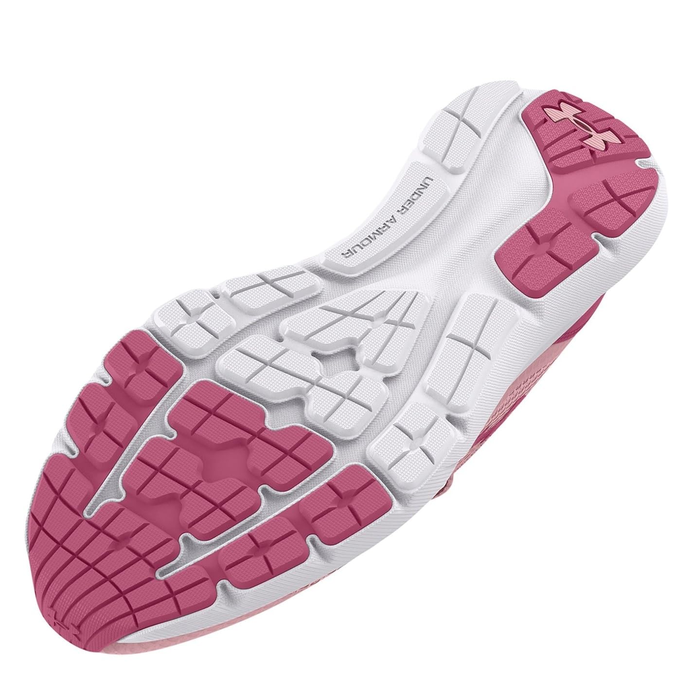 Under Armour Women's Surge 3 Sneaker, (603) Prime Pink/Prime Pink/Pace Pink, 9