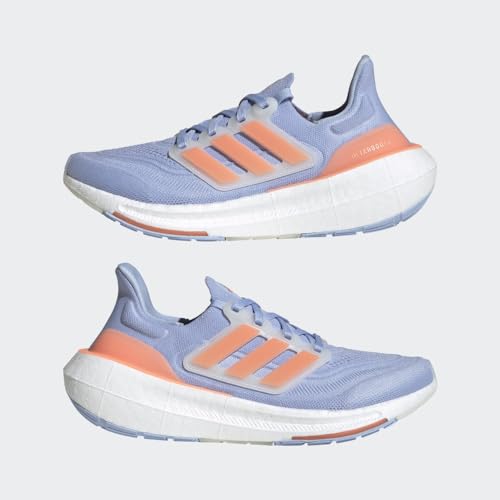 adidas Women's Ultraboost Light Running Shoes (Ultraboost 23 Blue Dawn/Coral Fusion/Blue Fusion 10