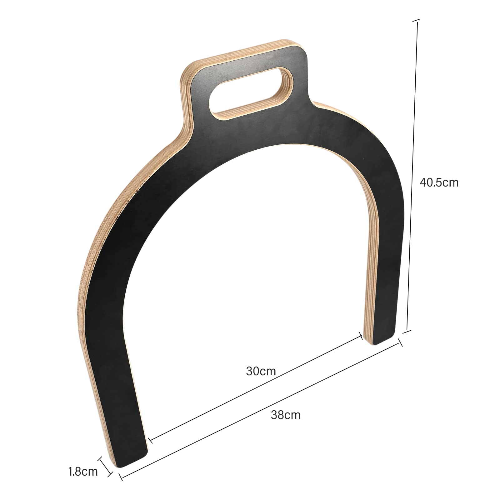 FOSHIO Mirror Wrap Tool Wood 15inch U-Sharp Bumper Car Vinyl Wrap Application Tools Window Tint Kit