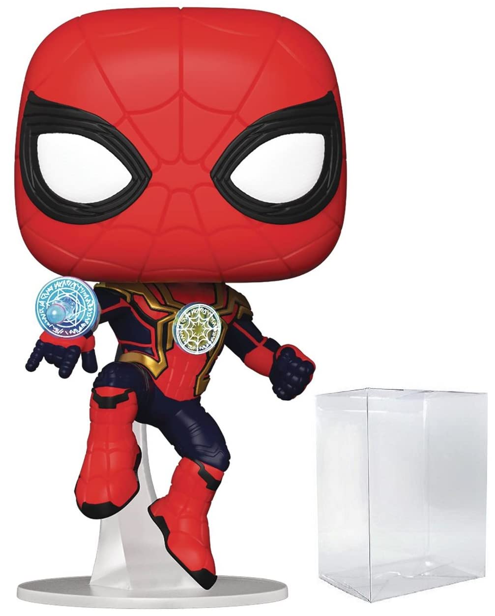 Spider-Man Marvel No Way Home in Integrated Suit Funko Pop! Vinyl Figure (Bundled with Compatible Pop Box Protector Case)