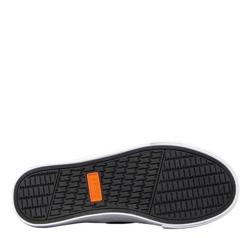 Lugz Women's Clipper Fashion Sneaker, Black/White/Black, 8 W US