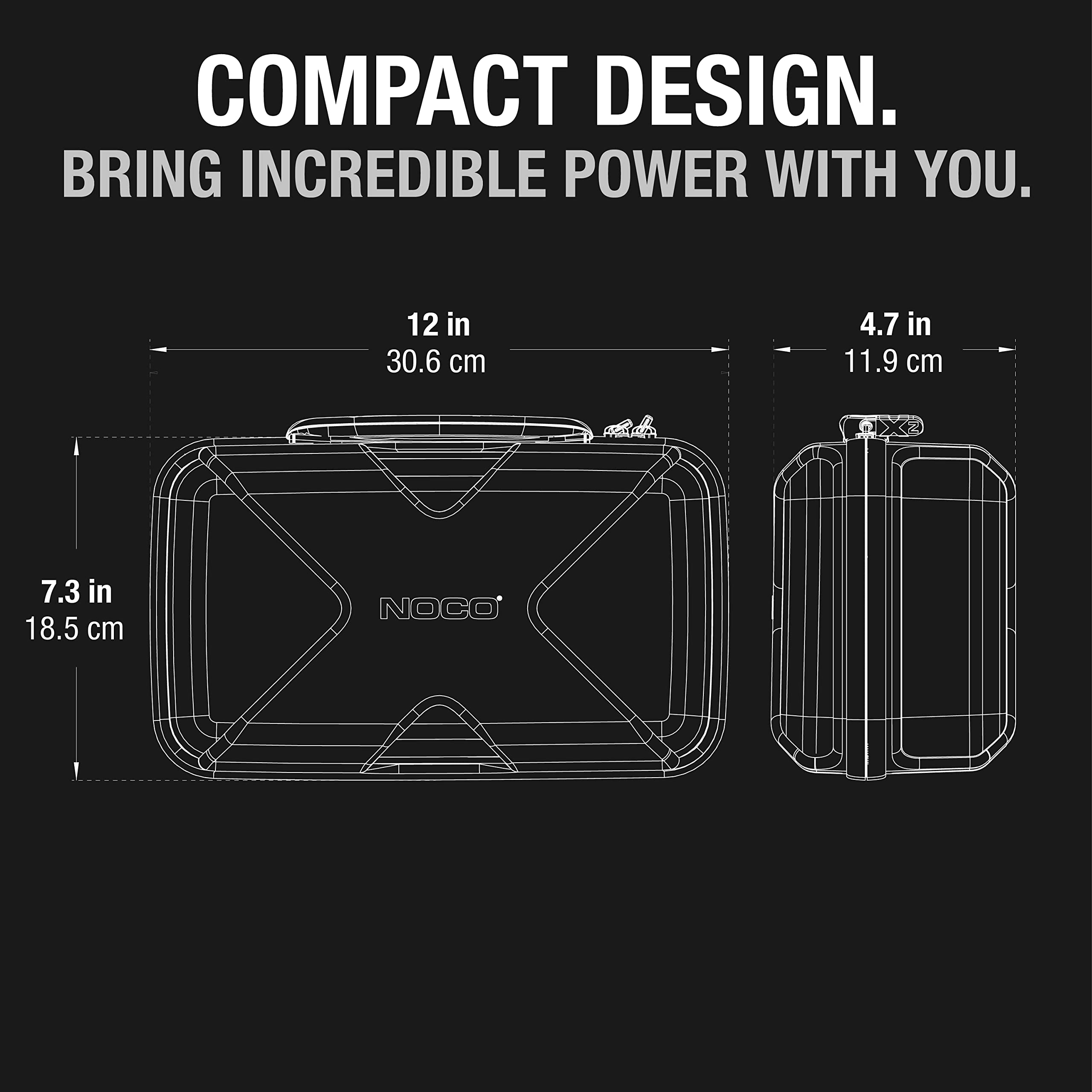 NOCO GBC102 Boost X EVA Protection Case for GBX55 UltraSafe Lithium Jump Starters
