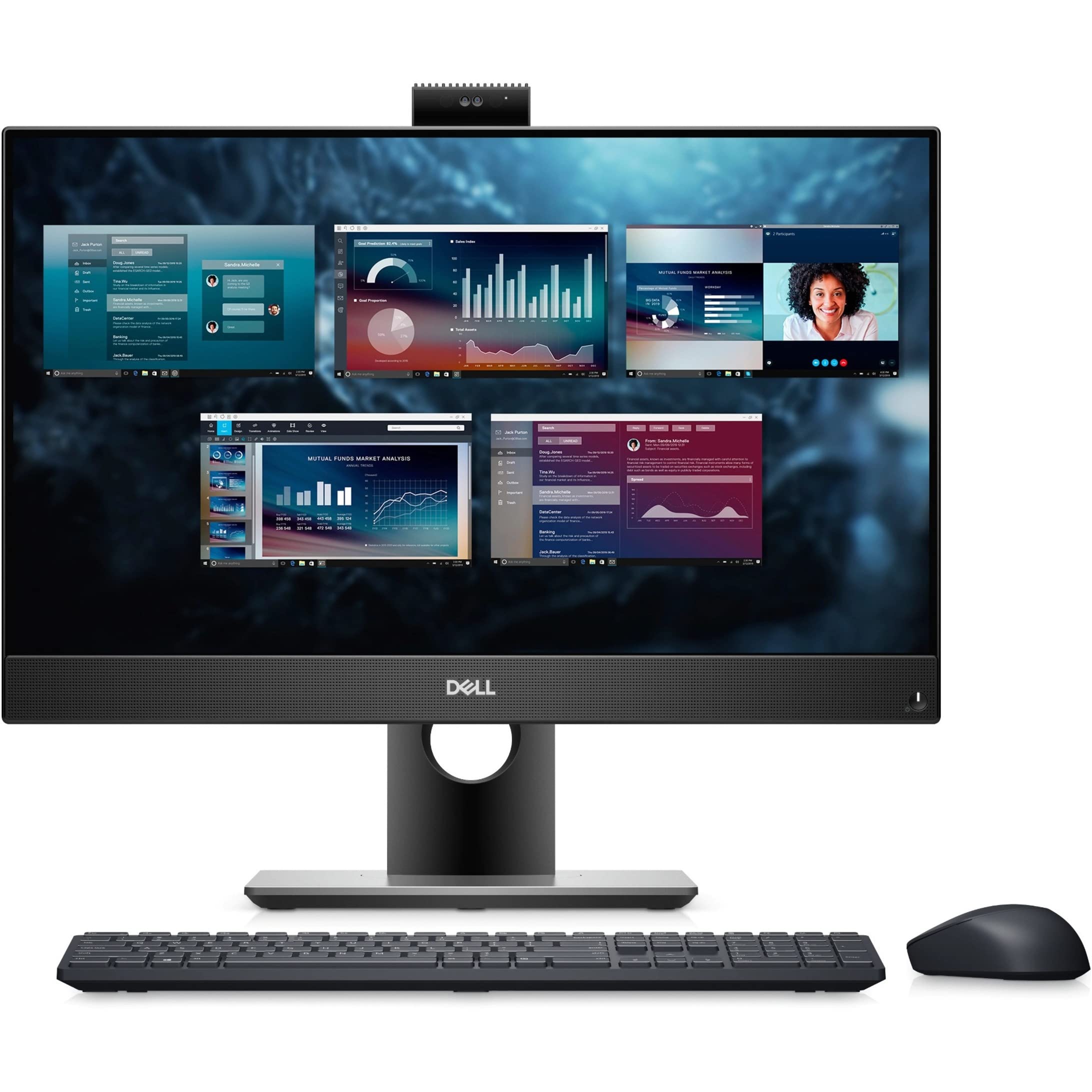 Dell OptiPlex 5000 5490 All-in-One Computer - Intel Core i5 10th Gen i5-10500T Hexa-core (6 Core) 2.30 GHz - 8 GB RAM DDR4 SDRAM - 256 GB M.2 PCI Express NVMe SSD - 23.8" Full HD 1920 x 1080 -