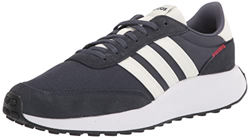 adidas Men's 70s Running Shoe, Shadow Navy/Off White/Ink, 10
