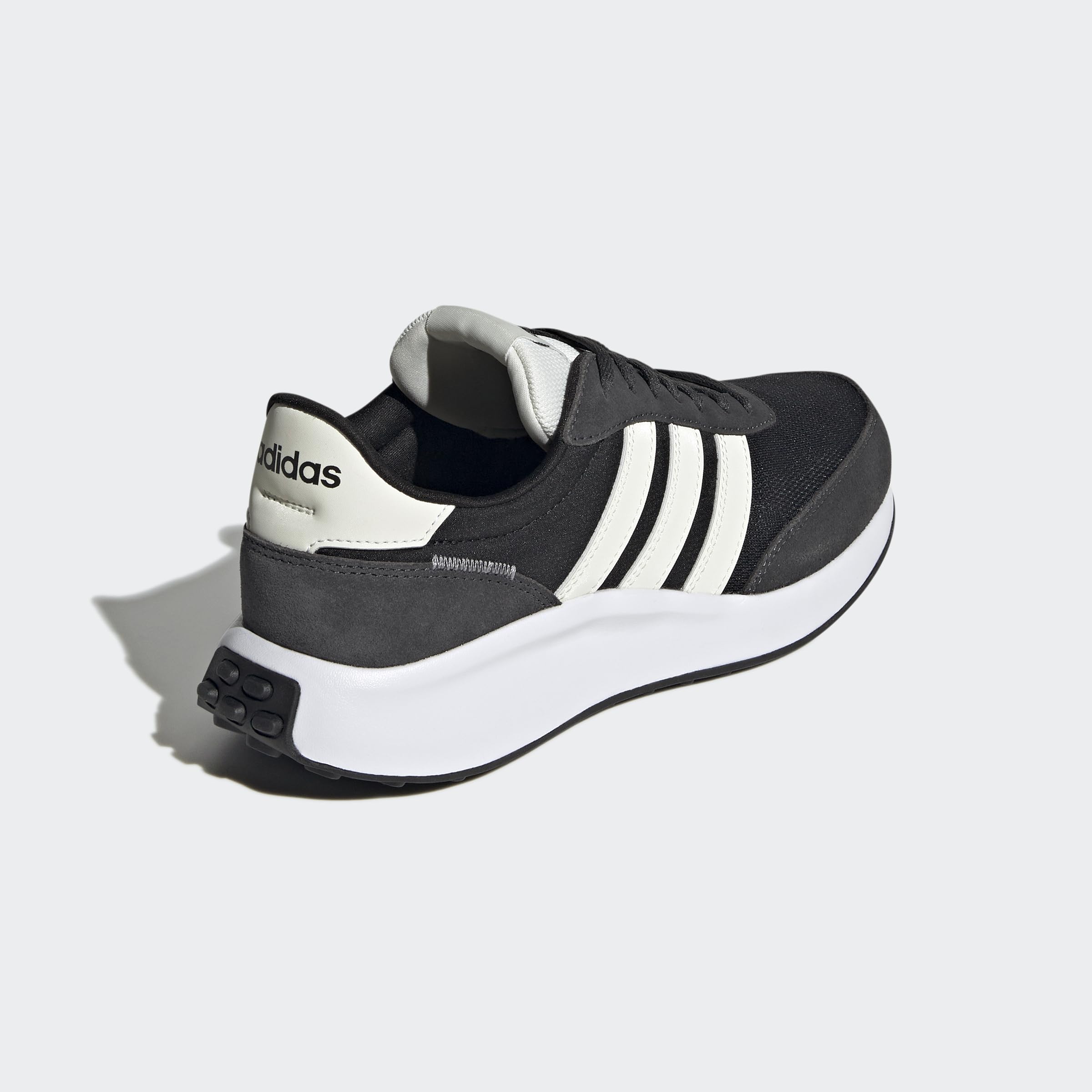 adidas Women's Run 70s Shoes, Black/Off White/Carbon, 8