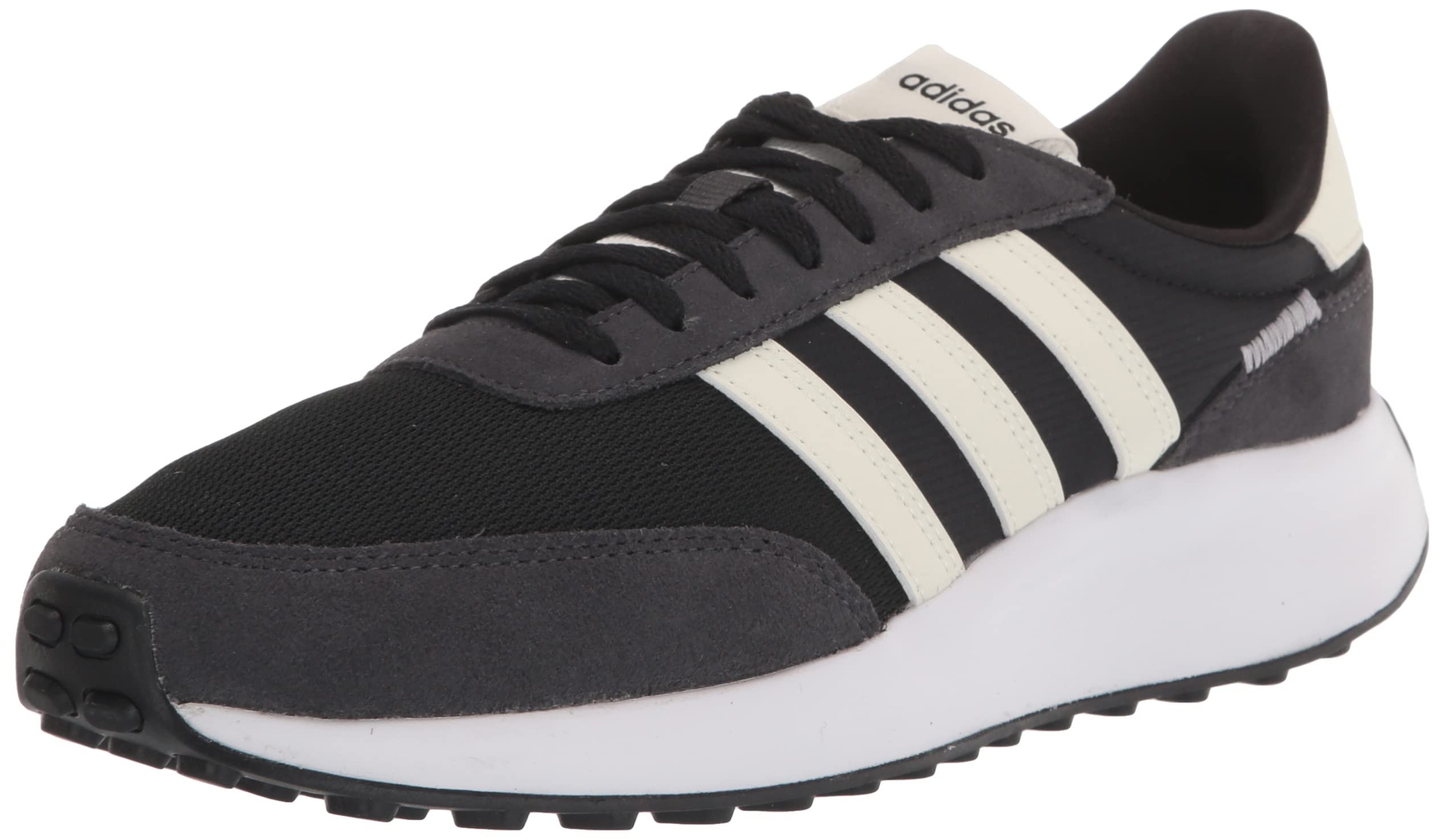 adidas Women's Run 70s Shoes, Black/Off White/Carbon, 8