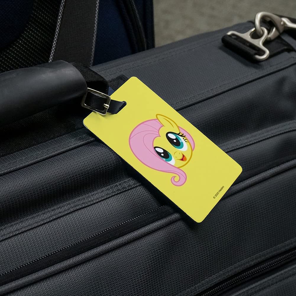 My Little Pony Fluttershy Face Luggage ID Tags Carry-On Cards - Set of 2
