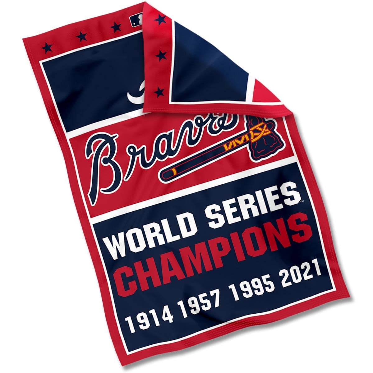 WinCraft Atlanta Baseball Double Sided Garden Flag