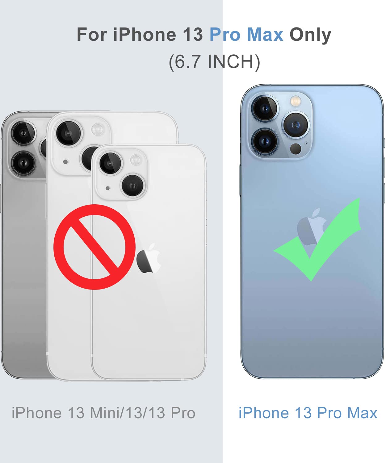 Dewfoam Design for iPhone 13 Pro Max Waterproof Case, Shockproof Dustproof Phone Case for iPhone 13 Pro Max with Screen Protector, Full Body Protective case for iPhone 13 Pro Max Cover 6.7'' (Black)