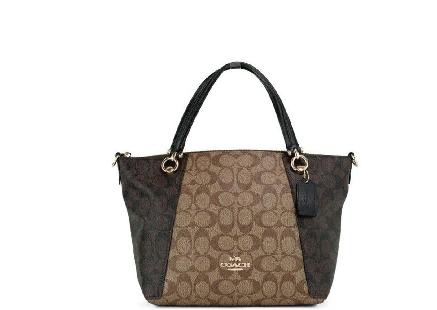 Coach Women's Kacey Satchel Crossbody (IM/Khaki/Multi)