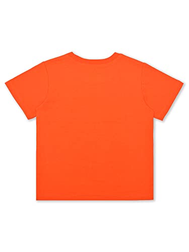 Sesame Street Elmo, Cookie Monster and Oscar Boys T-Shirt and Short Pants Set for Infant and Toddlers – White/Orange/Grey