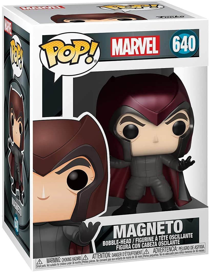 POP Marvel: X-Men 20th Anniversary - Magneto Funko Pop! Vinyl Figure (Bundled with Compatible Pop Box Protector Case), Multicolored, 3.75 inches