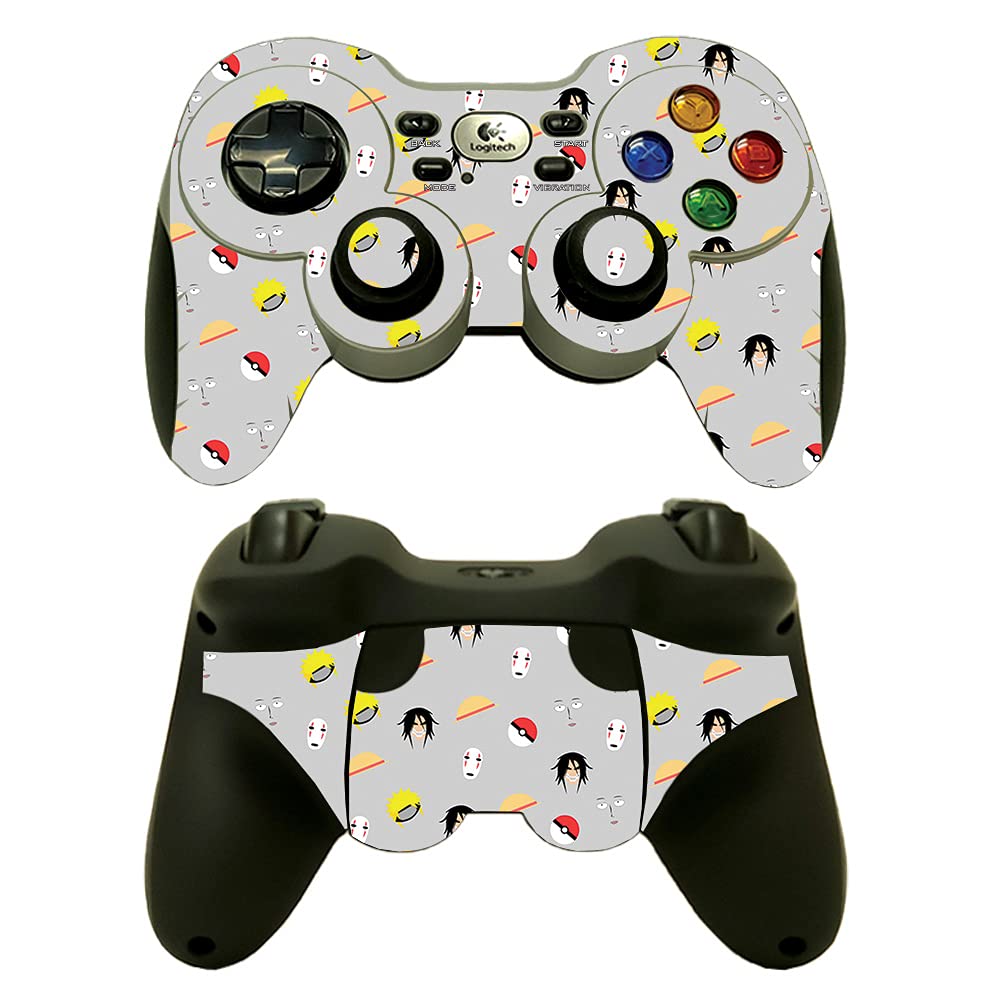 MightySkins Skin Compatible with Logitech Wireless Gamepad F710 - Anime Fan | Protective, Durable, and Unique Vinyl Decal wrap Cover | Easy to Apply, Remove, and Change Styles | Made in The USA
