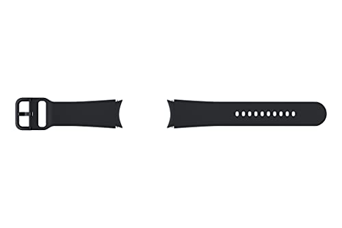 Samsung Silicone Watch Band Strap Medium / Large, For Galaxy Watch 4 and Galaxy Watch 4 Classic, US Version ,Black