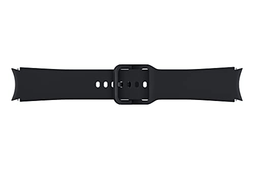 Samsung Silicone Watch Band Strap Medium / Large, For Galaxy Watch 4 and Galaxy Watch 4 Classic, US Version ,Black