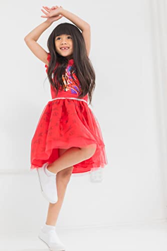 Miraculous Ladybug Rena Rouge Big Girls Tulle Dress Red 10-12