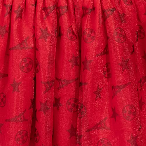 Miraculous Ladybug Rena Rouge Big Girls Tulle Dress Red 10-12