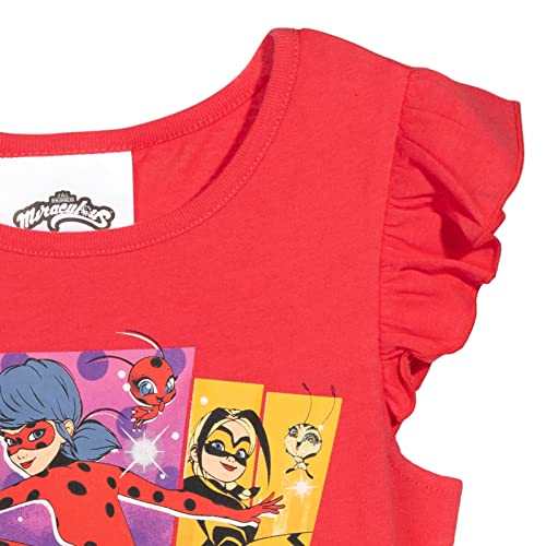 Miraculous Ladybug Rena Rouge Big Girls Tulle Dress Red 10-12
