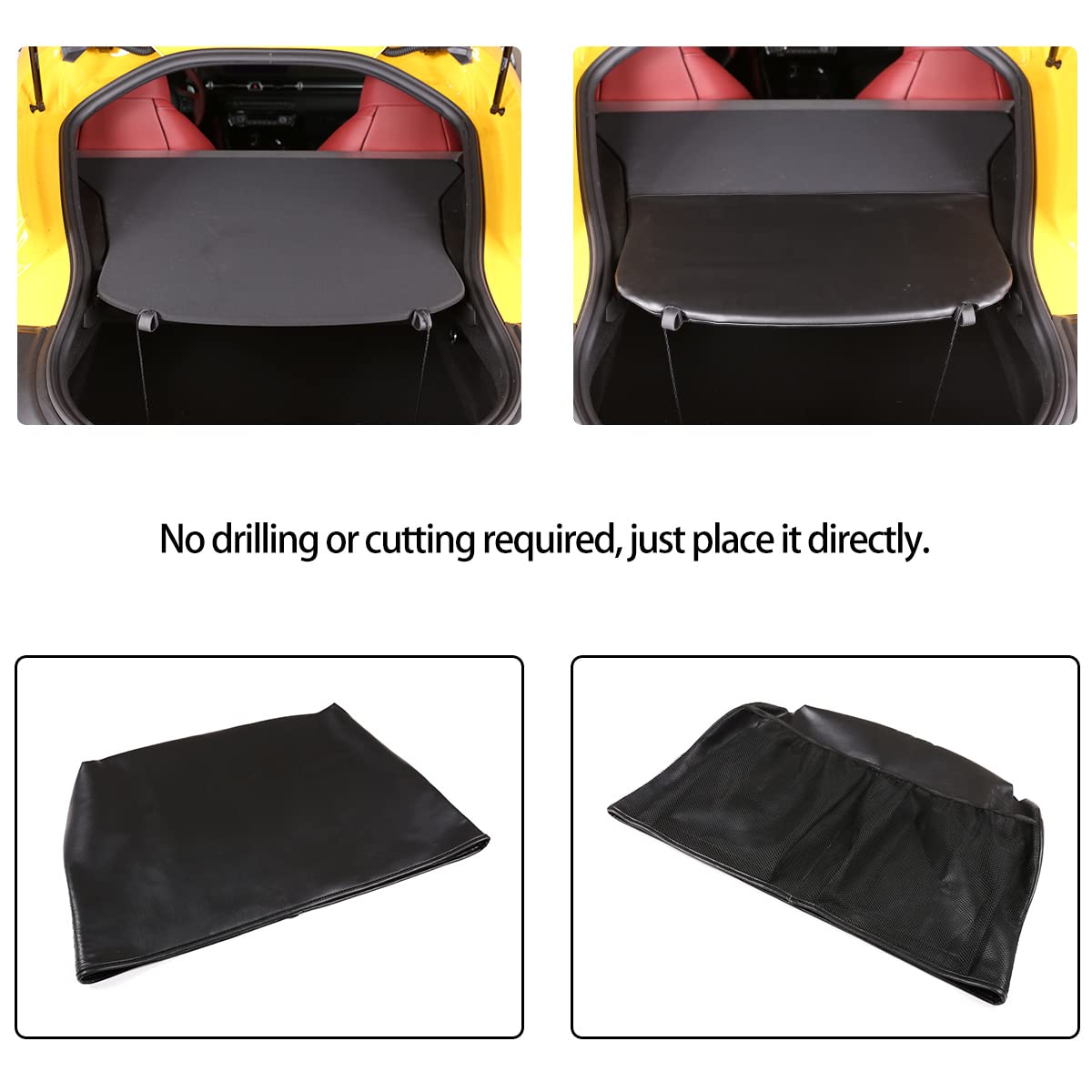 YUECHI For Toyota Supra GR A90 A91 MK5 2020-2022 Car trunk partition storage bag