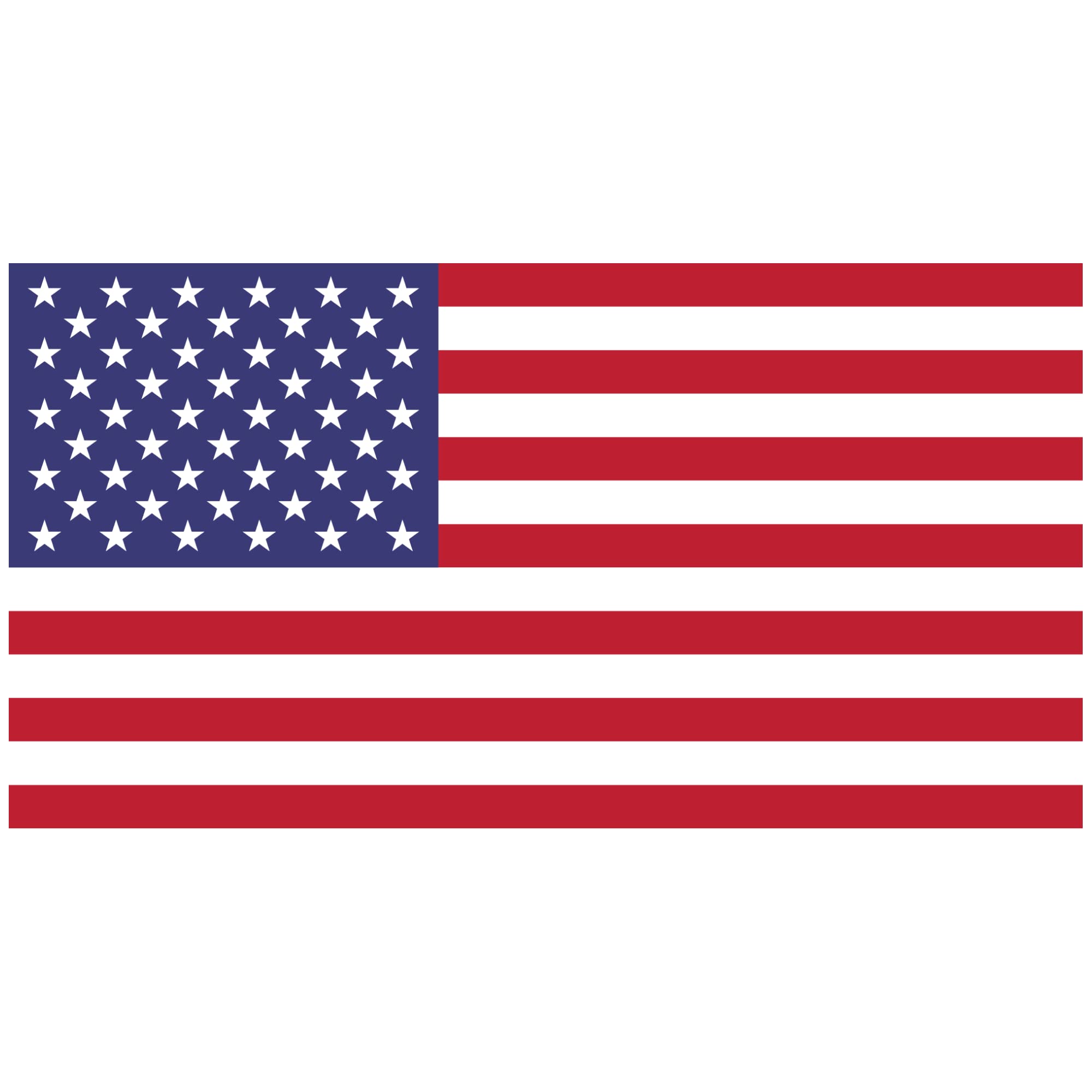 Stickios American Flag Decal 5.8x3.1 inches - Made in The USA - Patriotic Vinyl Classic Flag Sticker for Cars, Trucks, Windows, Vehicles - Let Freedom Ring!