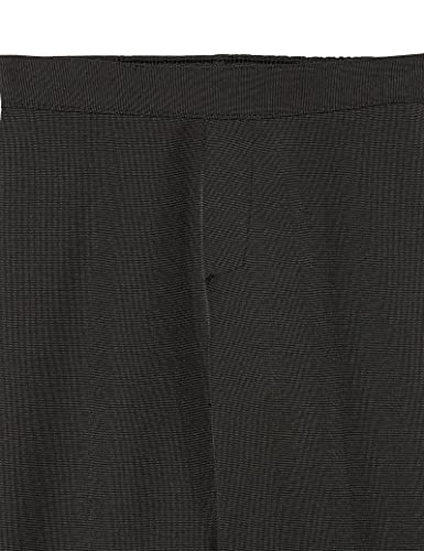 Van Heusen Boys' 4-Piece Formal Suit Set, Vest, Pants, Collared Dress Shirt, and Tie, Black/Red Stripe, 6