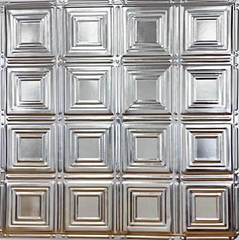 Tin Ceiling USA - Nail Up Kit - Design # 20 - 5 Pack (24in x 24in -Unfinished)