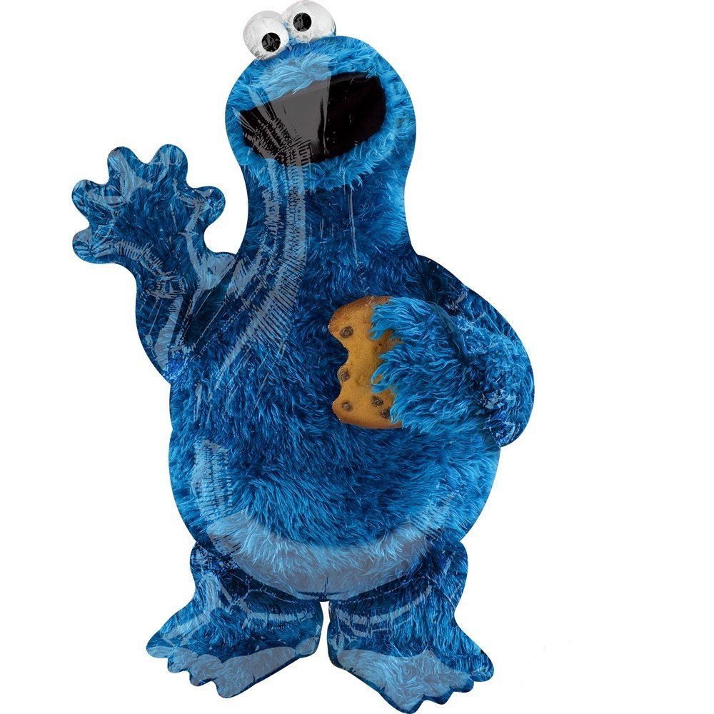 Anagram Elmo and Cookie Monster 1st Birthday Party Supplies Balloon Bouquet Decorations