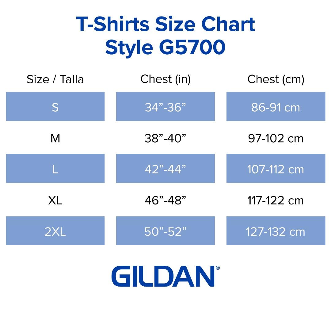 Gildan Adult Heavy Cotton 3/4 Raglan T-Shirt, Style G5700, 2 Cout (Pack of 1)