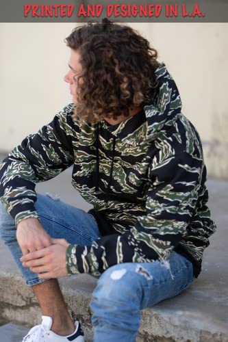 ShirtBANC Camouflage Sweater Unisex Blank Sweatshirts Camo Hoodies, XS-3XL