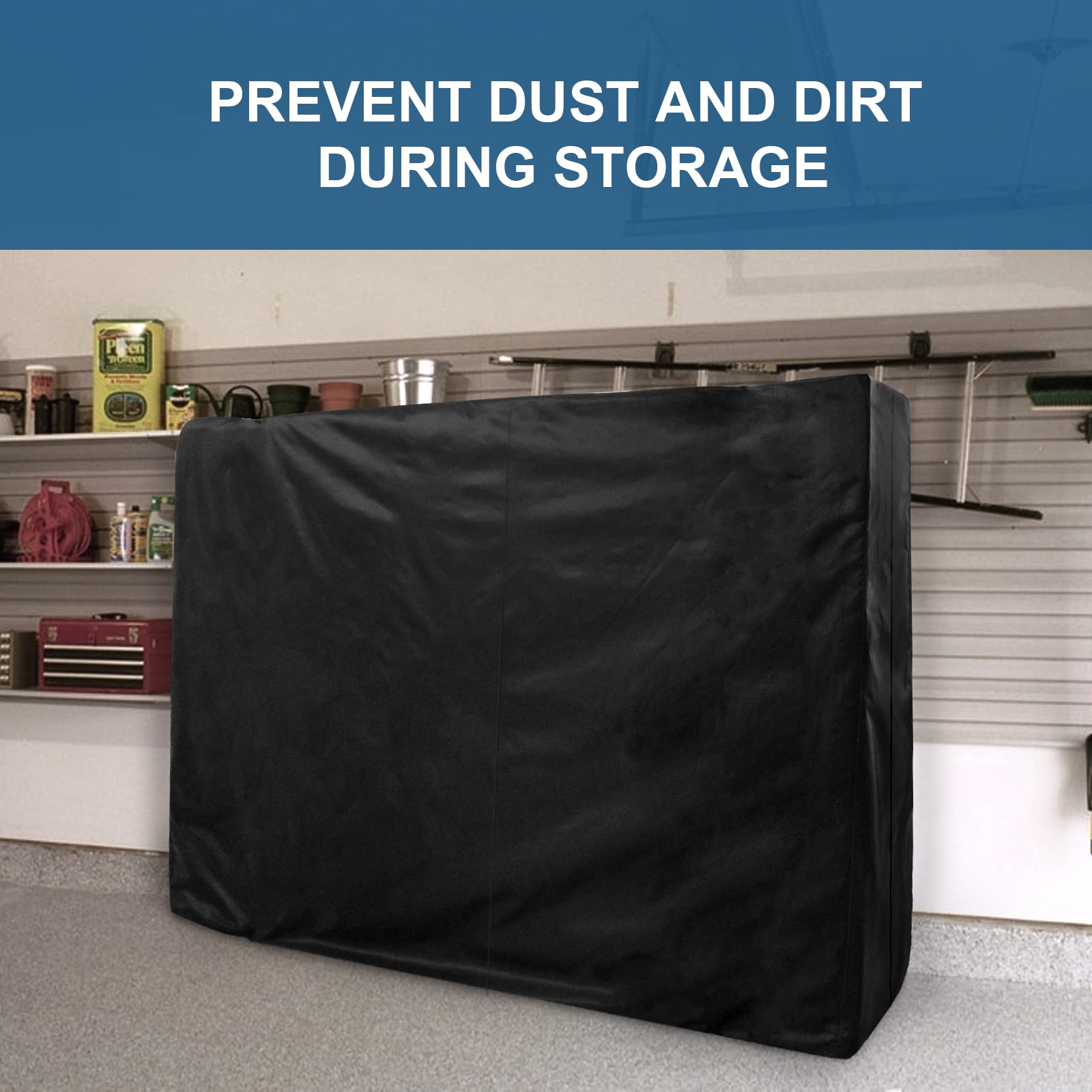 Mattress Bags for Moving and Storage, Heavy Duty Twin Mattress Bag with 4 Strong Handles, 100% Waterproof Mattress Cover/Protector for Moving Twin Size, Reusable Thick Tarp, Black