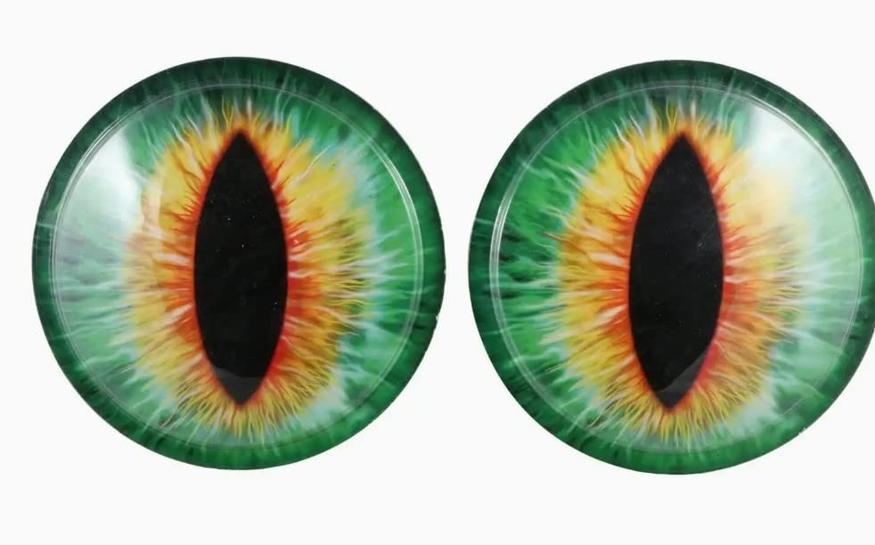 Giant 6" Eyes Googly, Wiggle Eyes for Halloween Crafts and Decorations (Red Blood Shot)
